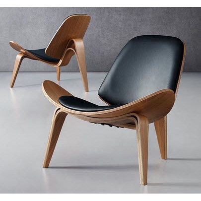 Nordic Designer Smile Aircraft Shell Chair Leisure INS Creative Single ...