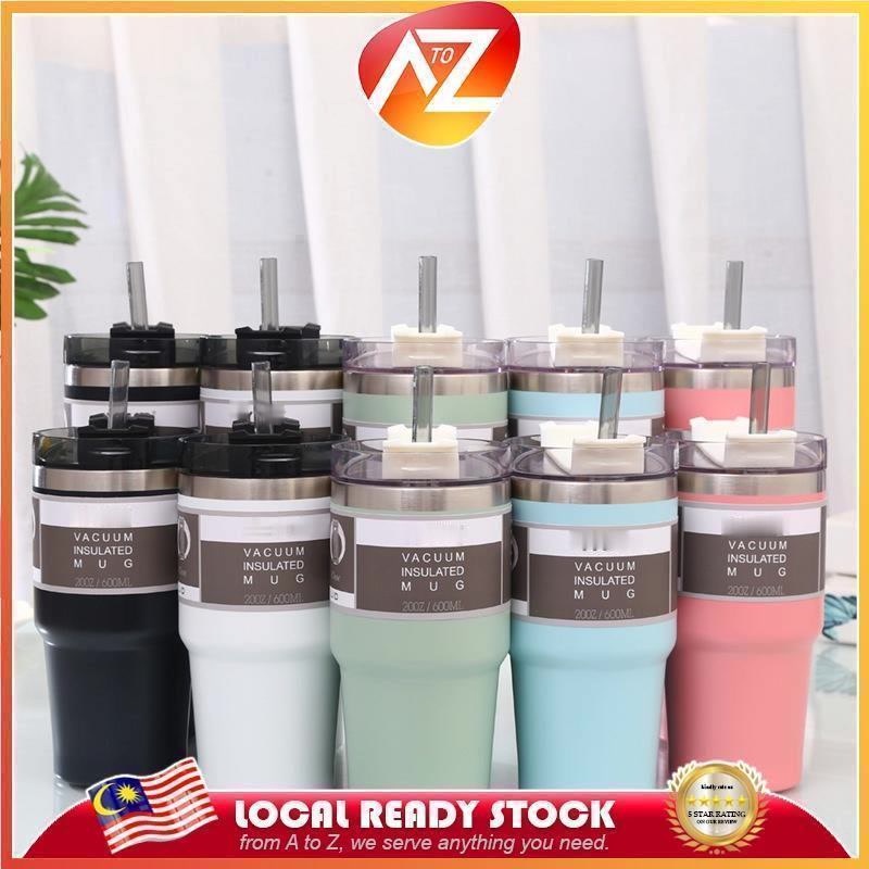 A To Z Vacuum Insulated Mug 600 & 890ml 304 Stainless Steel Thermo Cup ...
