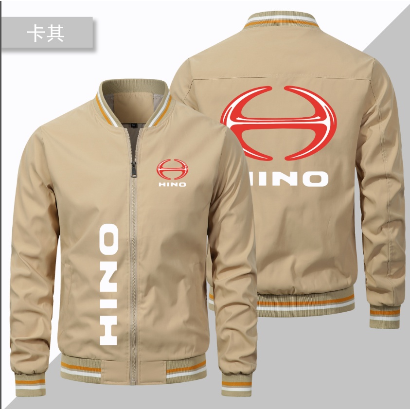Hino LOGO Baseball Uniform Outdoor Driving Zipper Thin Sports Windproof Jacket | Shopee Malaysia