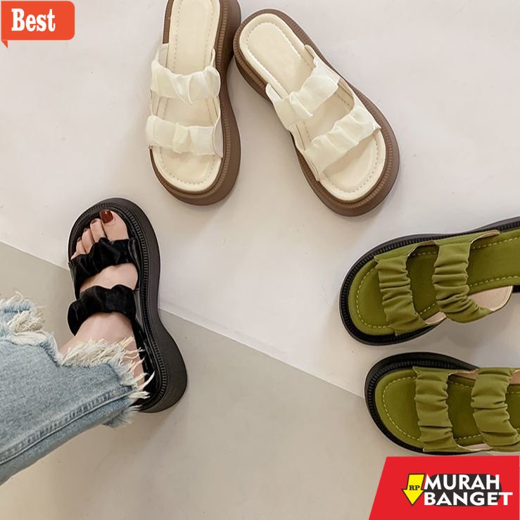 Women's sandals for Eid- [COZY] Rosa Sandal Wedges Korean Fashion Women ...