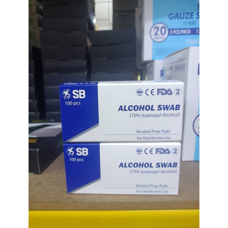 Alcohol Swab 100`S Sb-Skyler | Shopee Malaysia