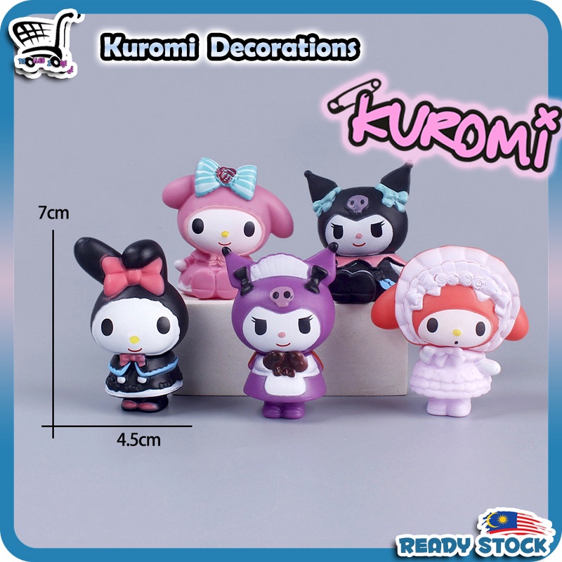 Sanrio Kuromi Melody Kitty Cinnamoroll Cake Topper Birthday Topper Cake ...