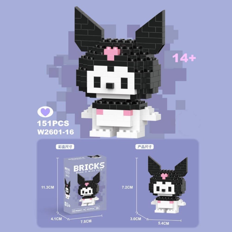 Sanrio Block Toys HelloKitty Assembled Toys Mymelody Puzzles Toys ...