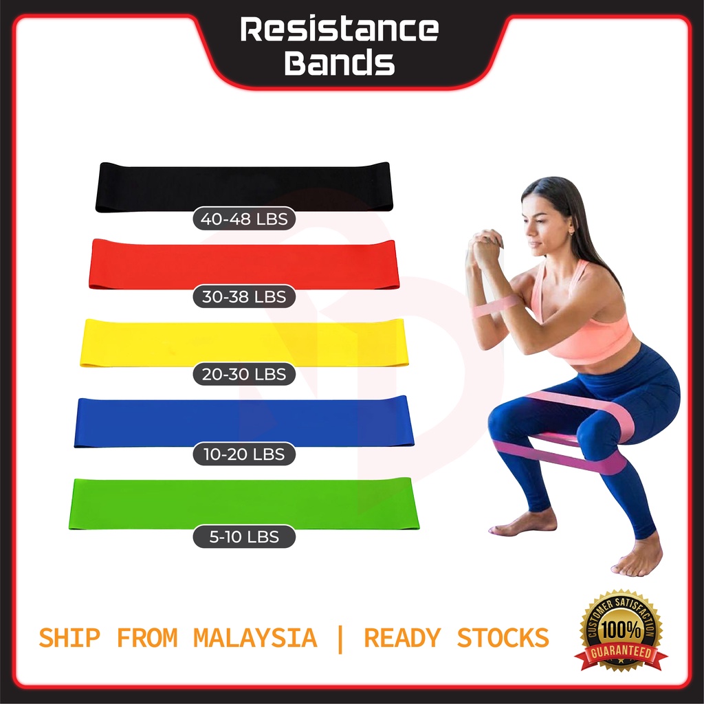 Gym Resistance Bands Yoga Squat Elastic Band Stretch Exercise Fitness ...