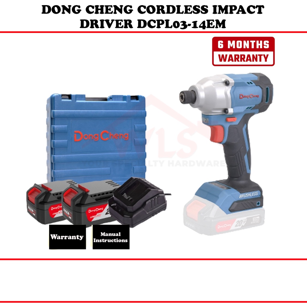 DONG CHENG CORDLESS IMPACT DRIVER DCPL03-14EM | Shopee Malaysia