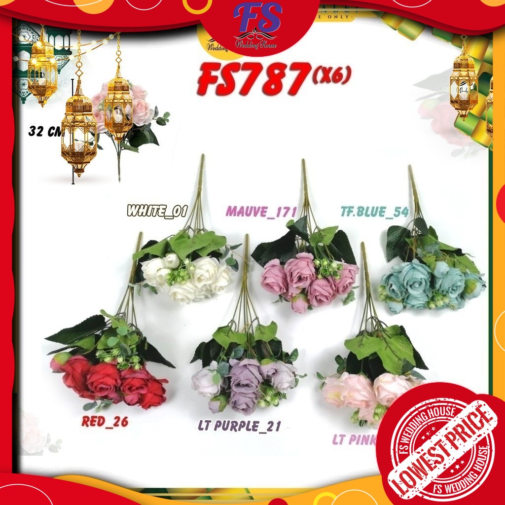 Artificial Flower / Bunga Hiasan / Indoor & Outdoor Decoration / Bunga ...