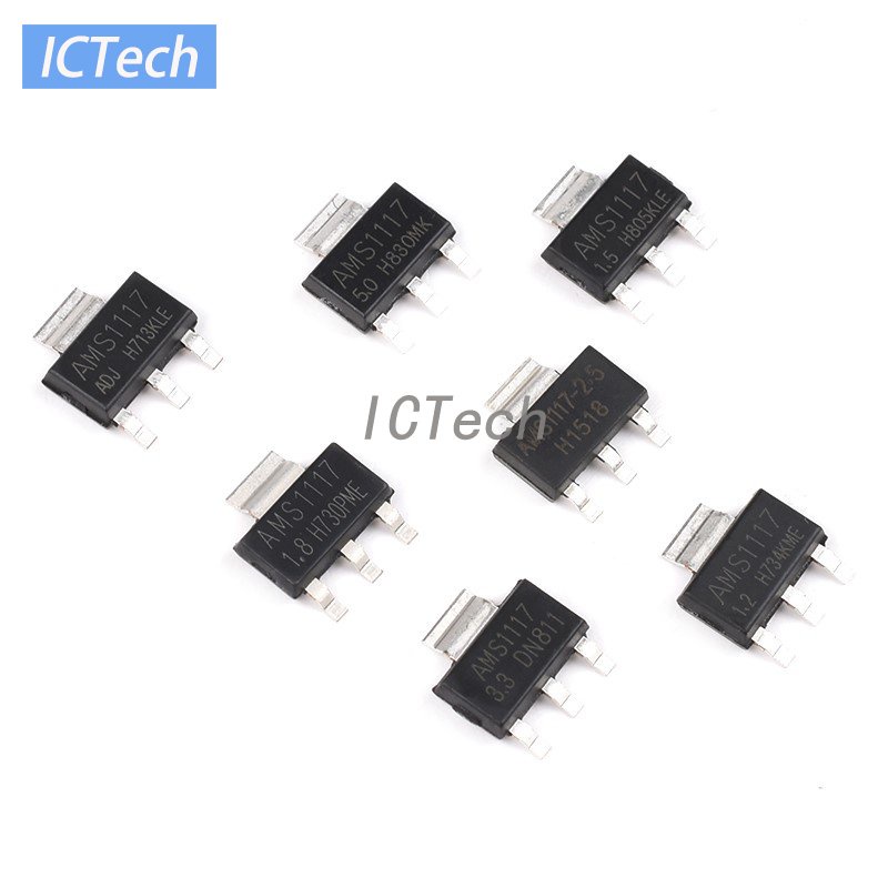 50Pcs Original AMS1117 LDO SOT-223 AMS1117 3.3V 1.2V 1.5V 1.8V 2.5V 5.0V ADJ AMS1117 LM1117 1117 ...