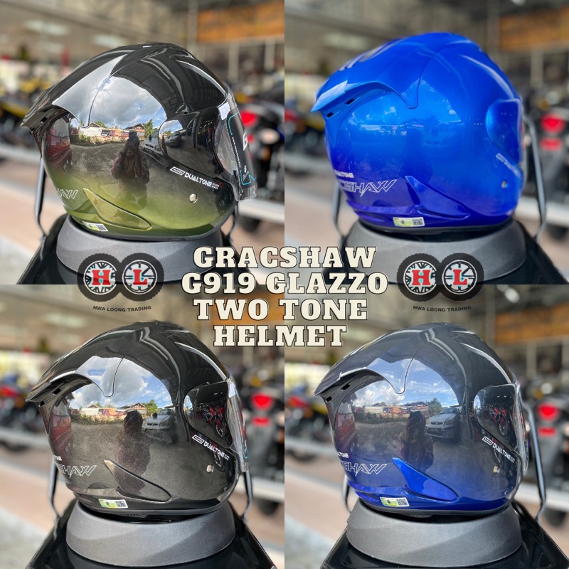 GRACSHAW GLAZZO G919i DUALTONE HELMET GRACSHAW ORIGINAL (Helmet ...
