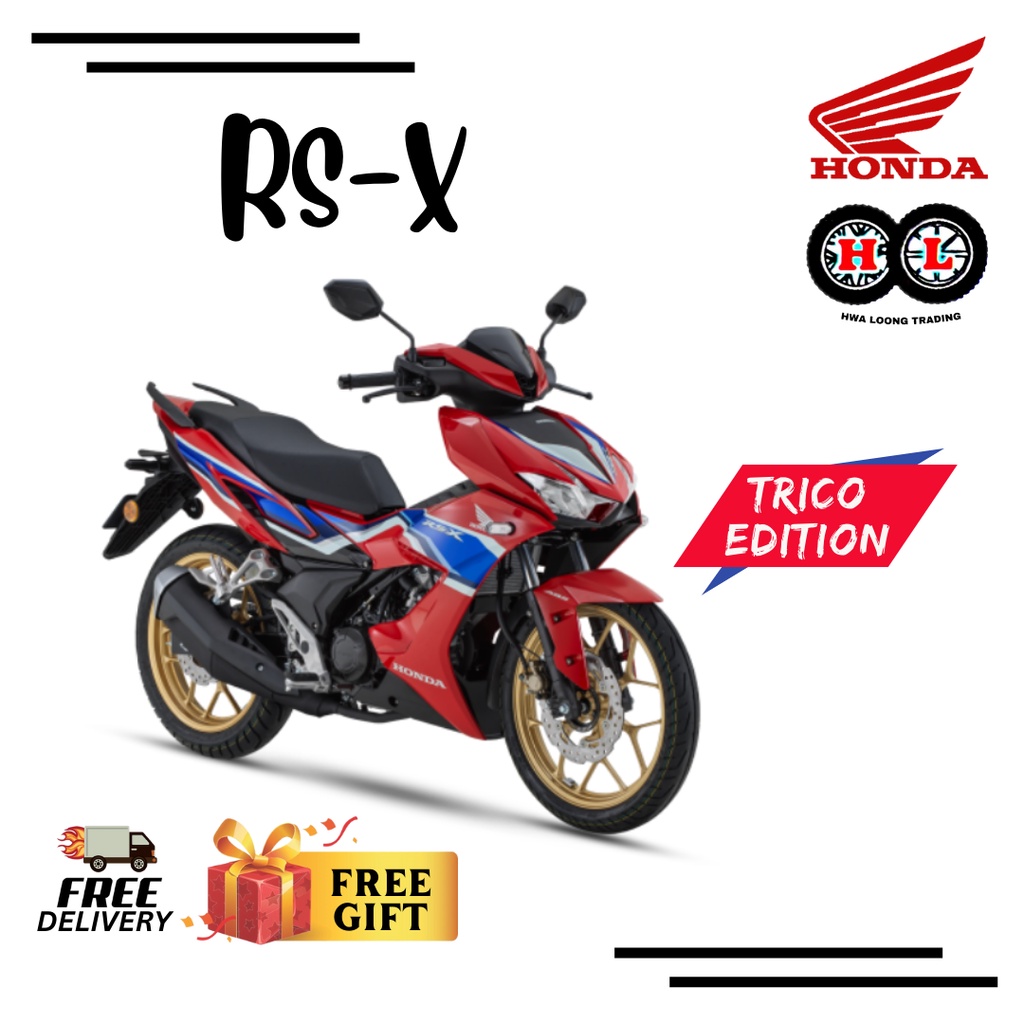Honda RS-X Honda Moped Motorcycle Honda Motor RSX (CASH OTR) | Shopee ...