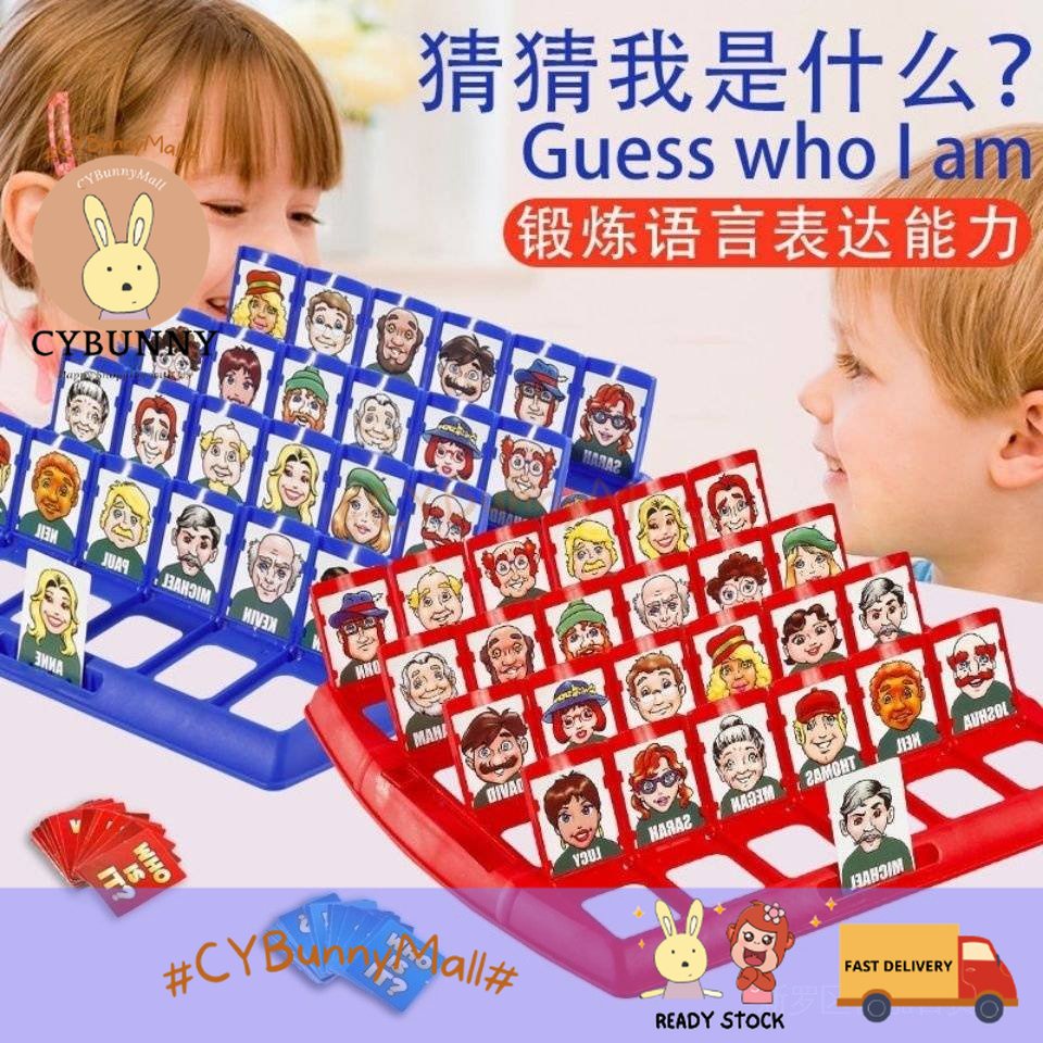 BunBun Guess Who Is It ? Logical Reasoning Children’s Board Game Guess ...