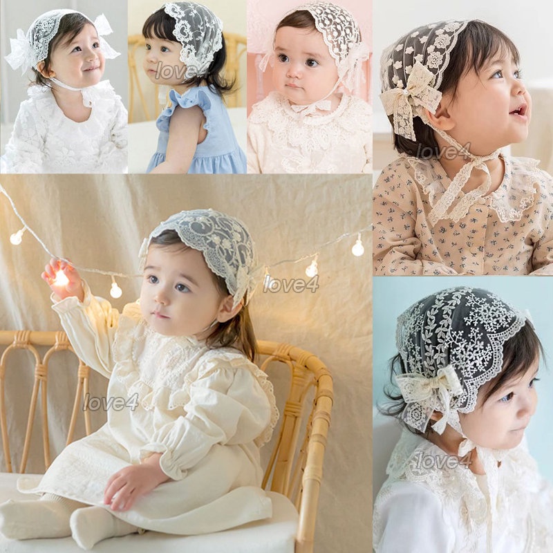 Christening Hat for Baby Girl Baptismal Cap Pambinyag White Lace ...