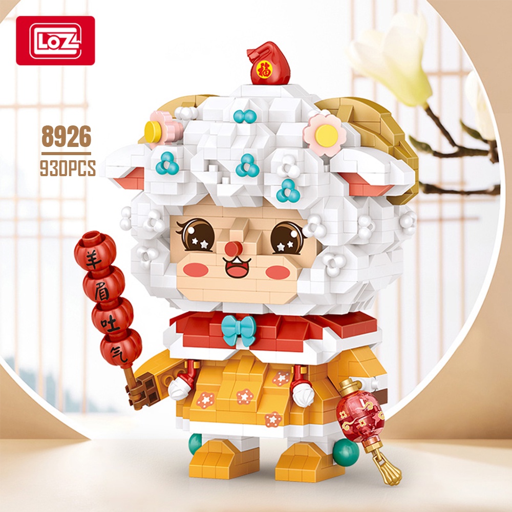 LOZ IDEAS 8926 Sheep Mini Block CNY China Animal Zodiac Series ...
