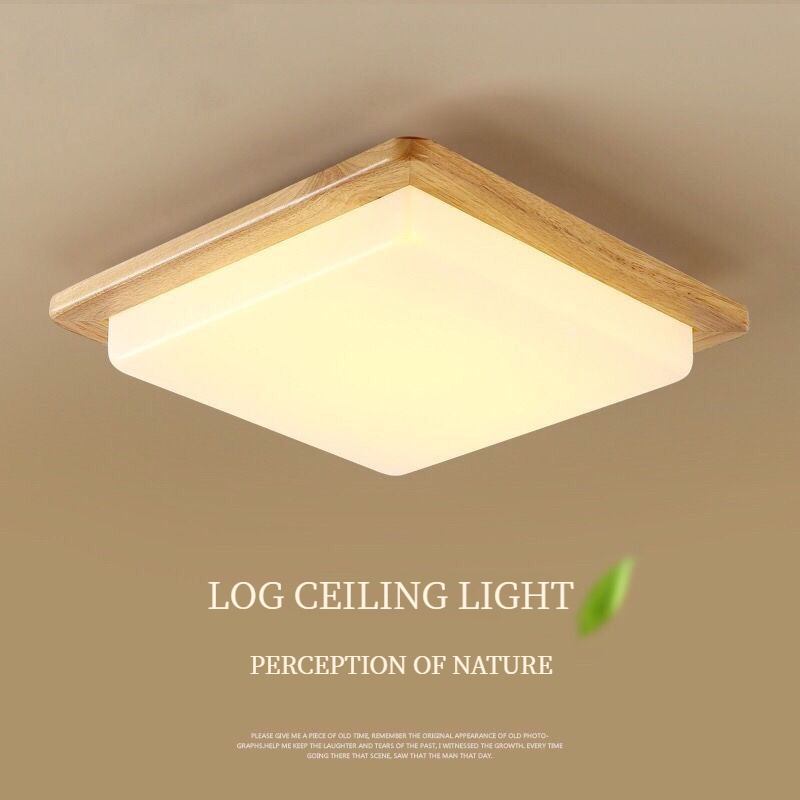 Ceiling Light Japanese Style Light Solid Wood Light, Bedroom Light ...