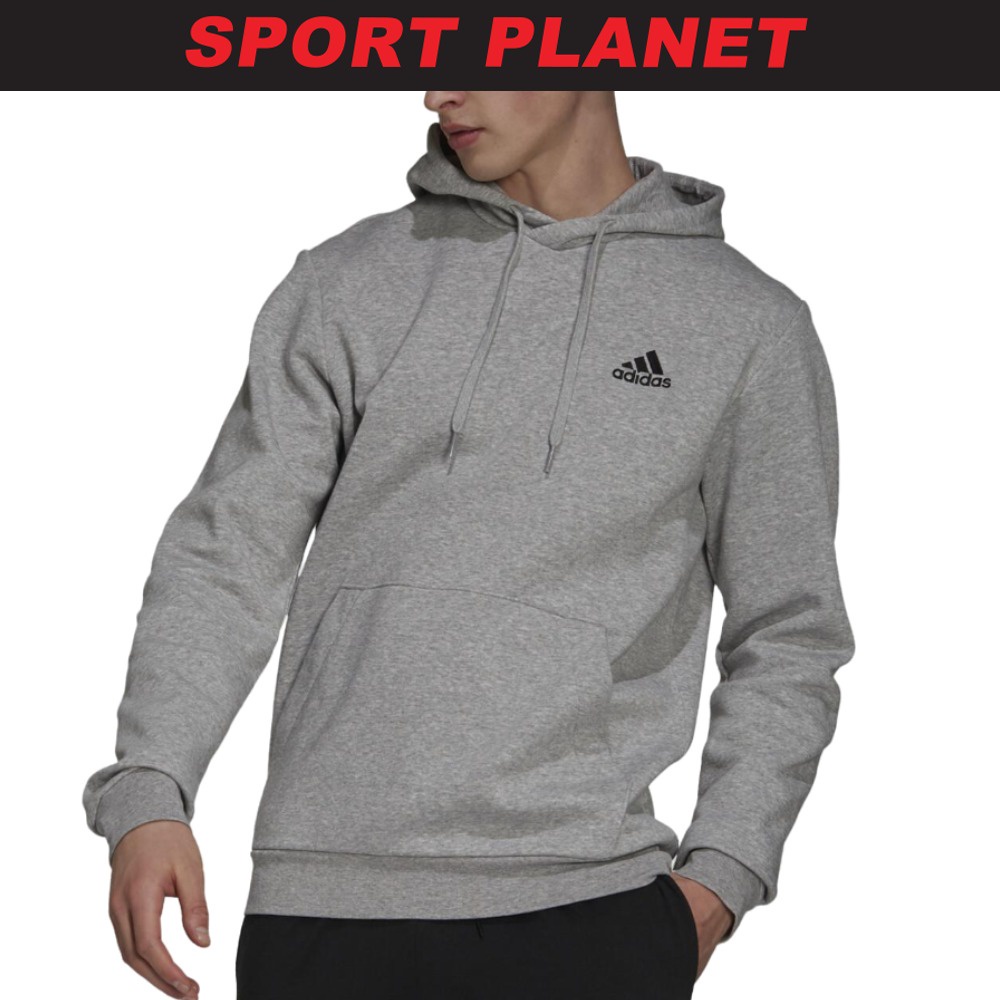 adidas Men Essentials Fleece Hoodie Shirt Baju Lelaki (H12213) Sport ...