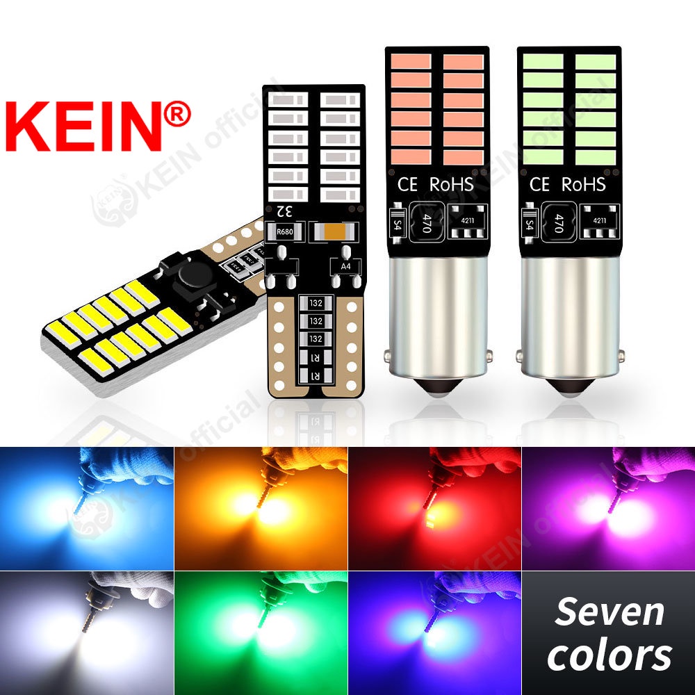 KEIN 2PCS T10 Led Bulb 194 W5W T4W H21W H6W BA9S BAX9S BAY9S The Width Light DRL Replacement ...
