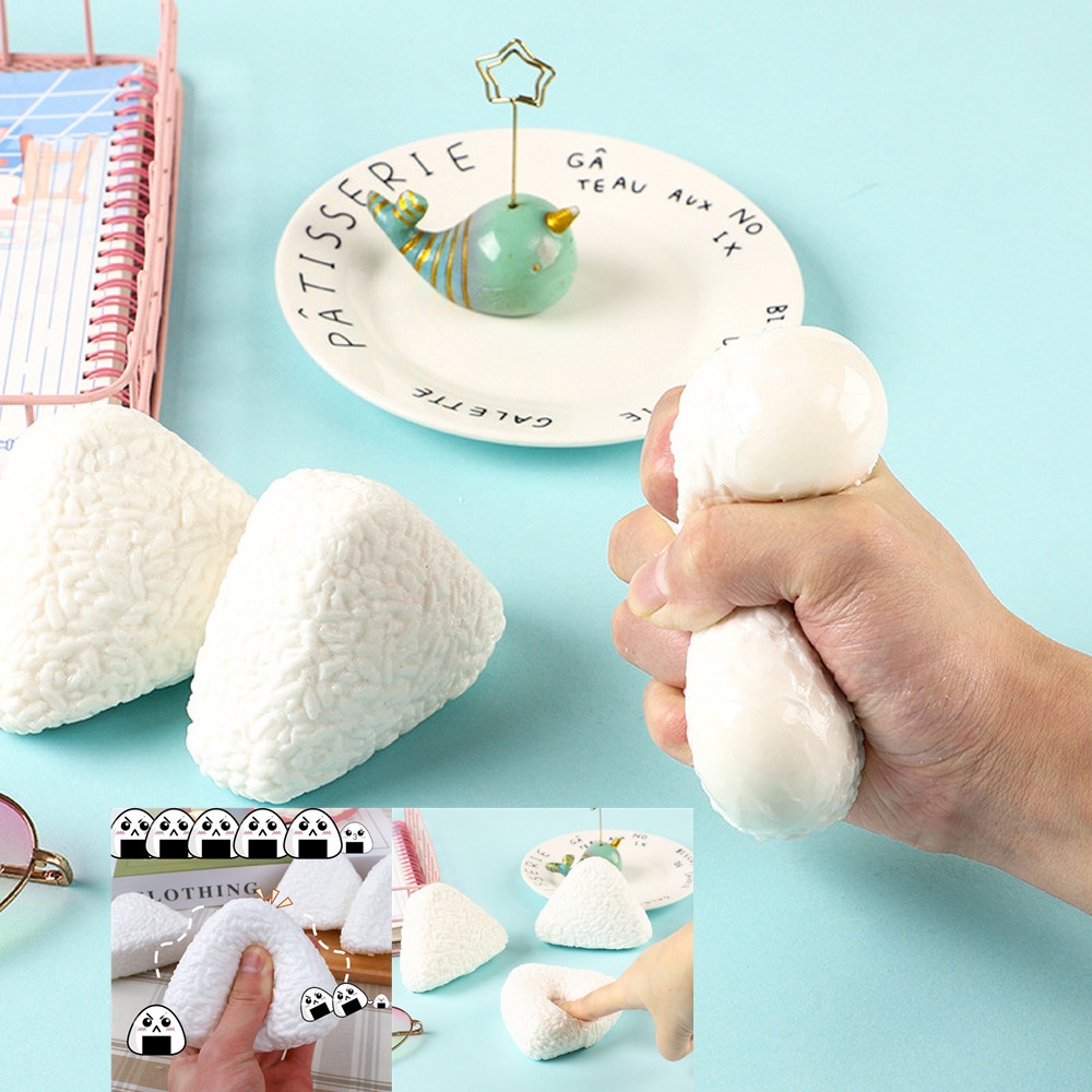 Simulation Japanese Rice Ball Steamed Stuffed Squishy Food ...