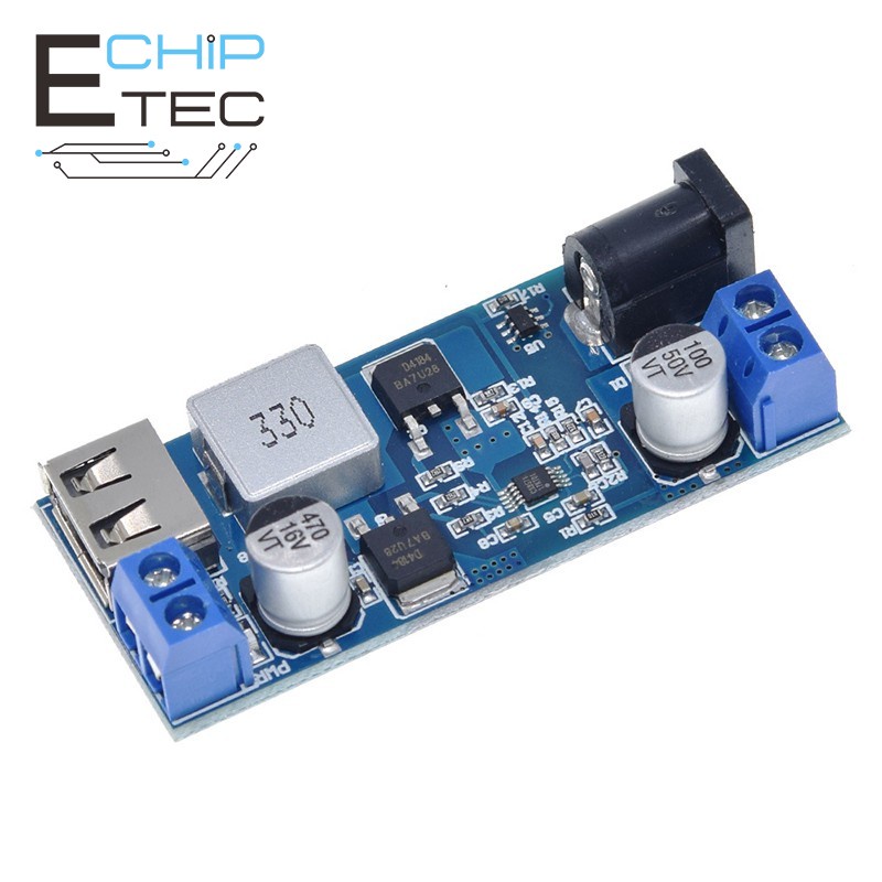 1PCS Replace the LM2596S DC-DC 24V/12V to 5V 5A Buck converter with an adjustable USB buck ...