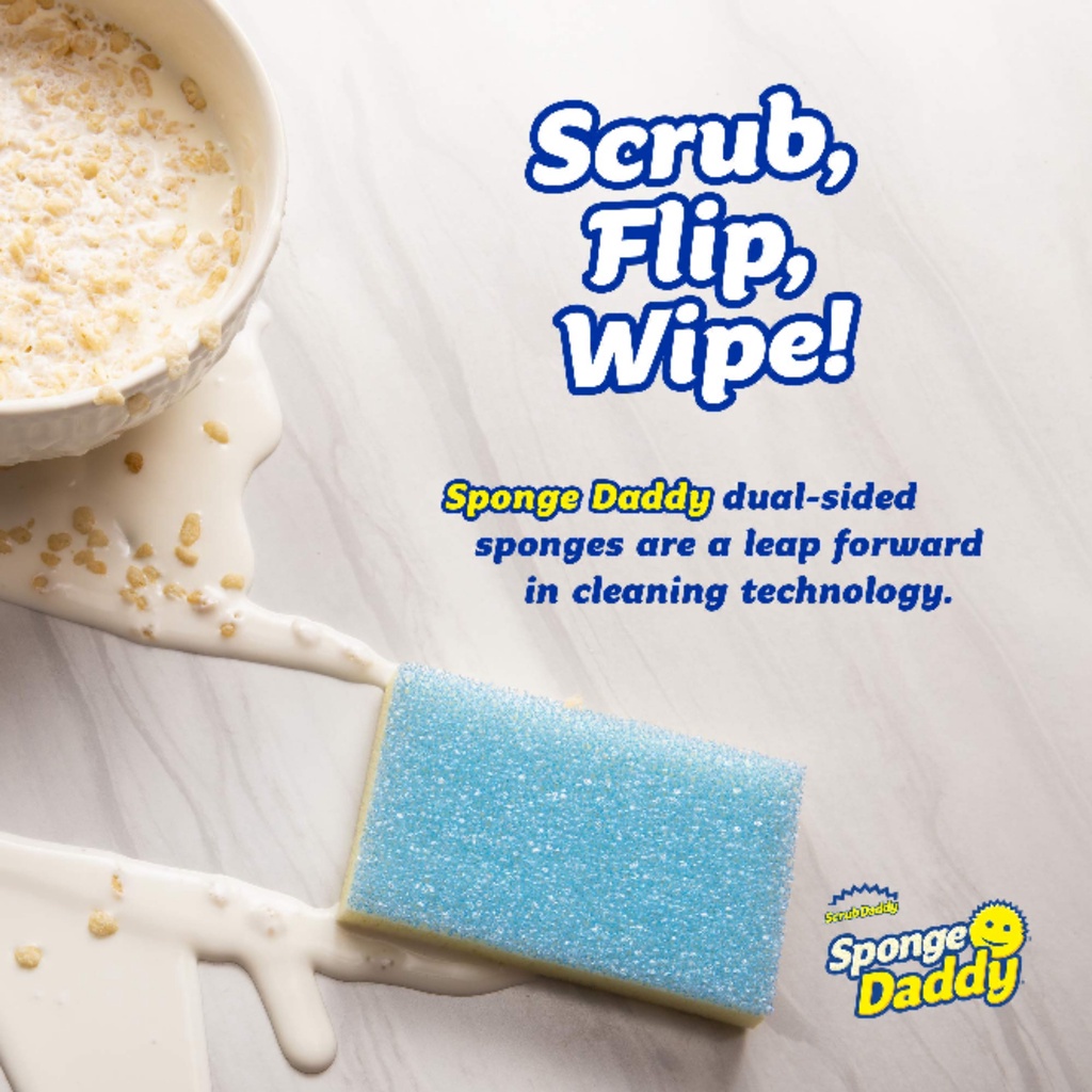 [Scrub Daddy MY] Sponge Daddy Cleaning Sponge 4 pack by Scrub Daddy ...