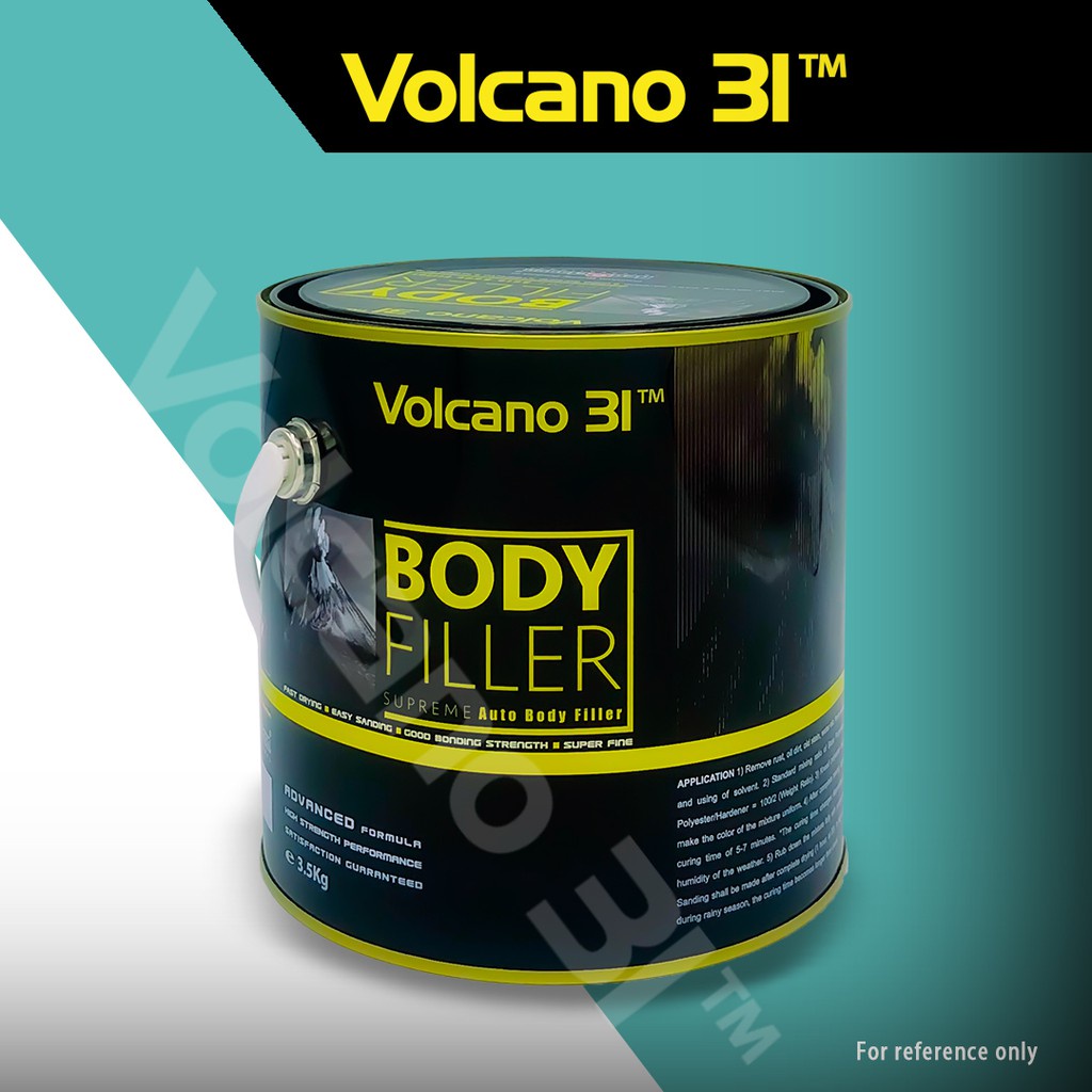 Volcano31 Simen Kereta Car Putty 2k Body Filler Polyester Putty Car ...