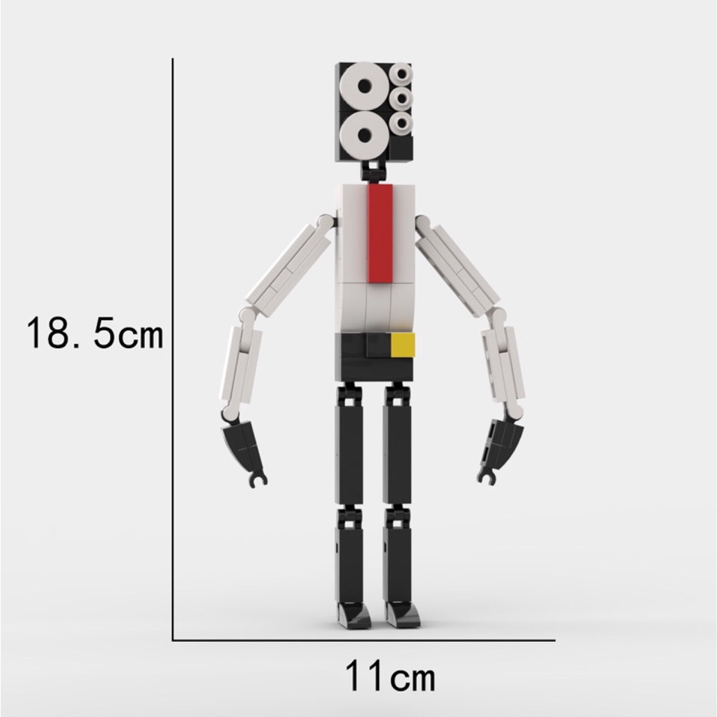 Skibidi toilet Building Blocks Titan Audioman Equipment Model ...
