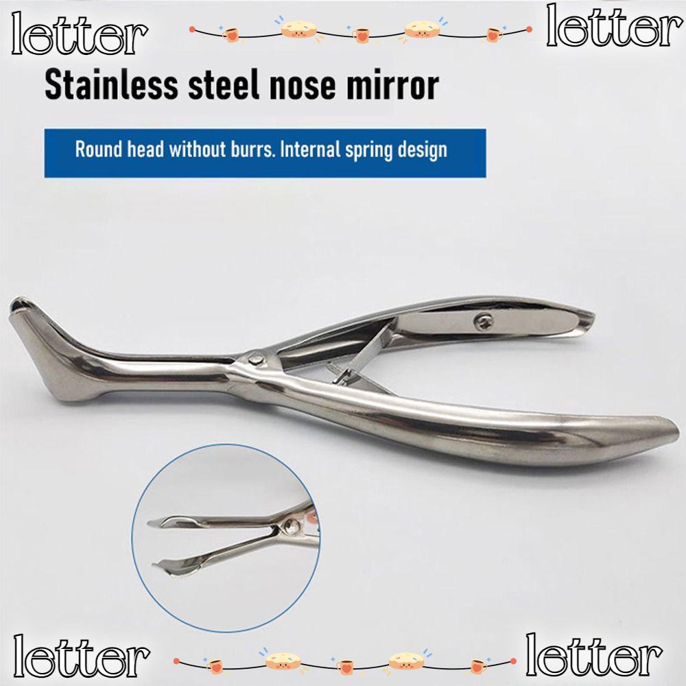 LETTER Nose Mirror Tools Speculum Nasal Pliers Nostril Nose Dilator ...