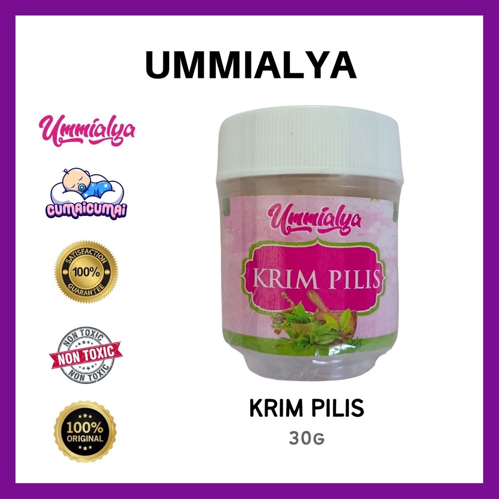 Ummialya Krim Pilis Set Herba Berpantang Ibu Bersalin (30g) | Shopee ...