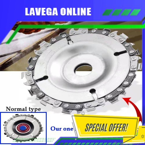 EXTRA TEETH 4" Inch Tooth Grinder Disc Tooth Fine Chain Saw Angle Grind ...