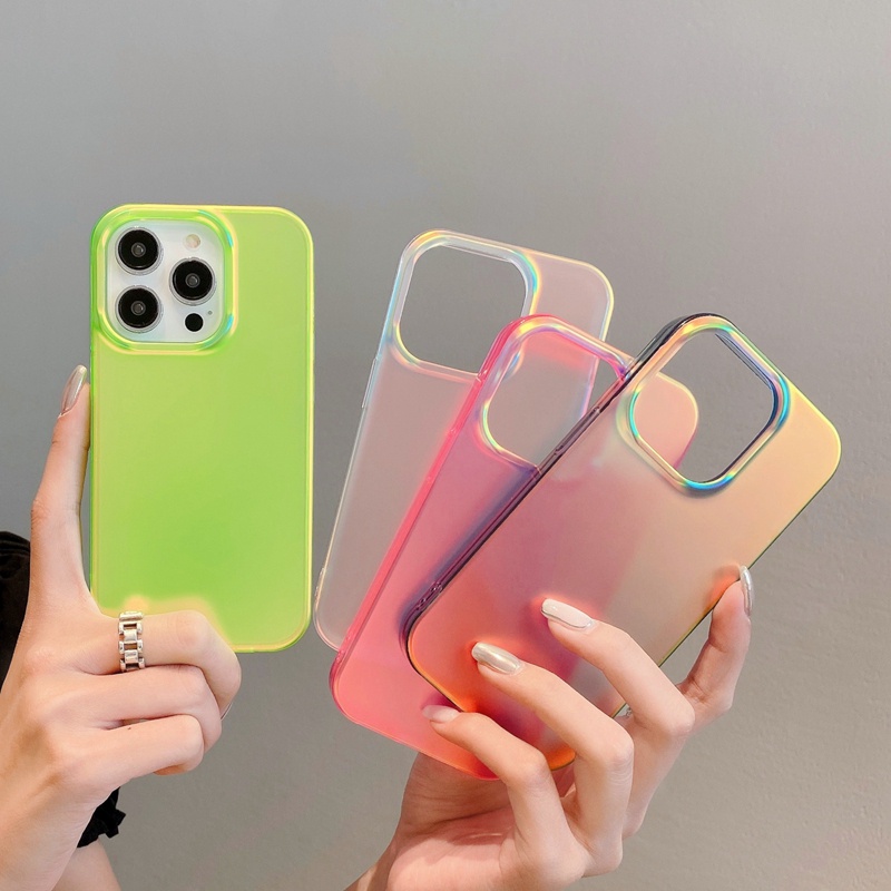 Fashion Solid Color Matte Acrylic Phone Case For iPhone 13 12 14 Pro Max 13 12 14 With ...
