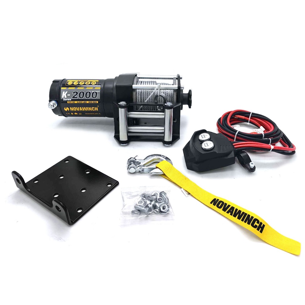 NOVA WINCH NVK Series ATV UTV Winch 12V 2000lbs 3000lbs | Shopee Malaysia