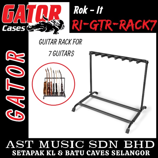 Gator Rok-It RI-GTR-RACK7 Guitar Rack for 7 Guitars ( RIGTRRACK7 ...