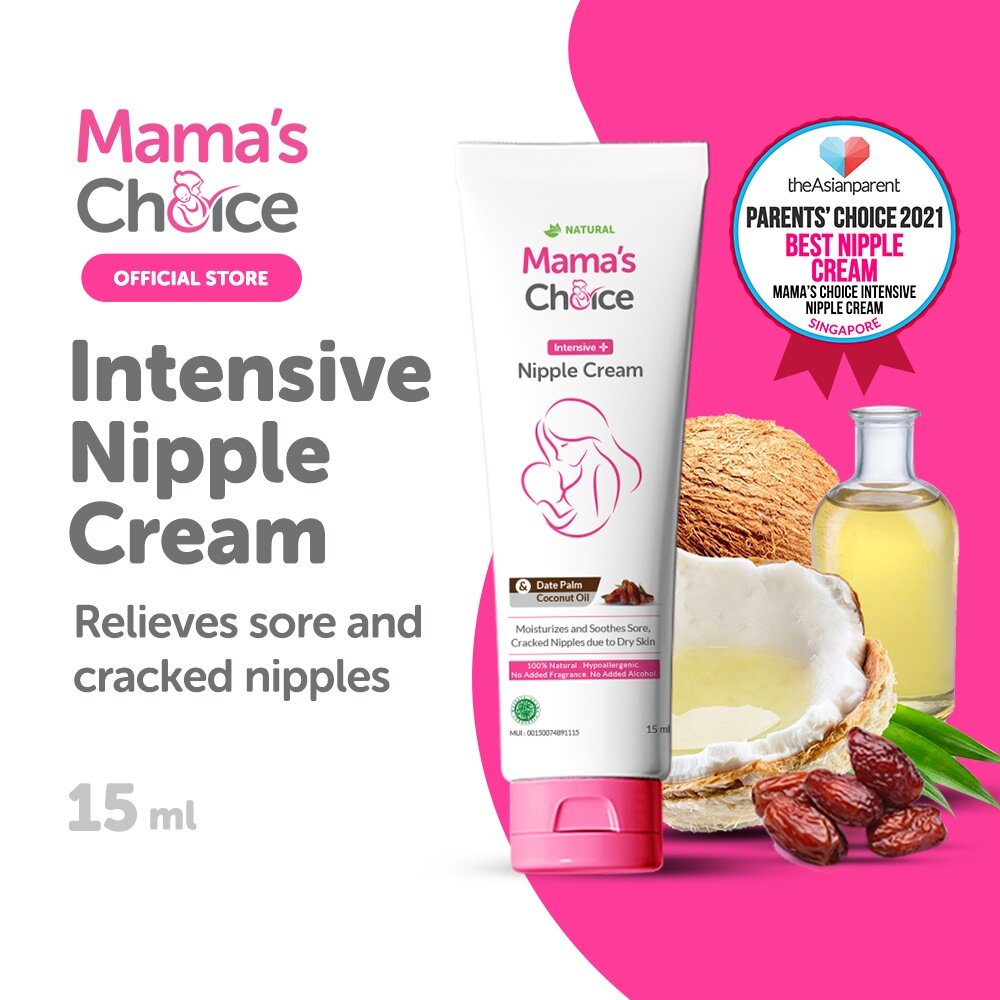 Mama's Choice Nipple Breastfeeding Cream (Safe, Halal, Natural ...