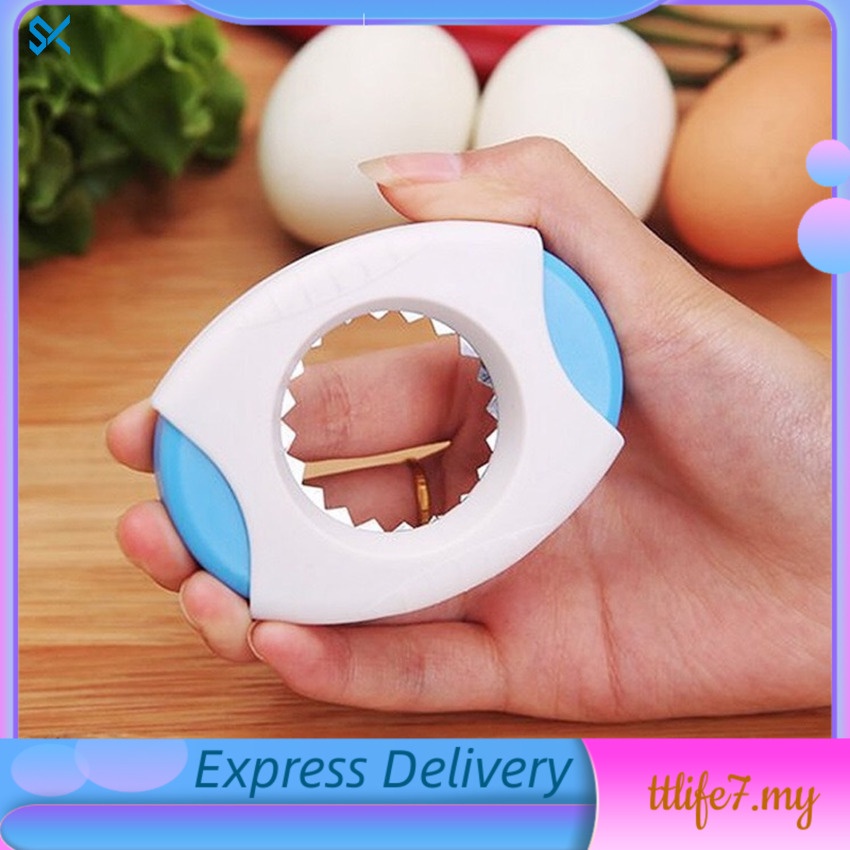 Cute Boiled Egg Shell Topper Cutter Opener Egg Cup Tools Kitchen ...