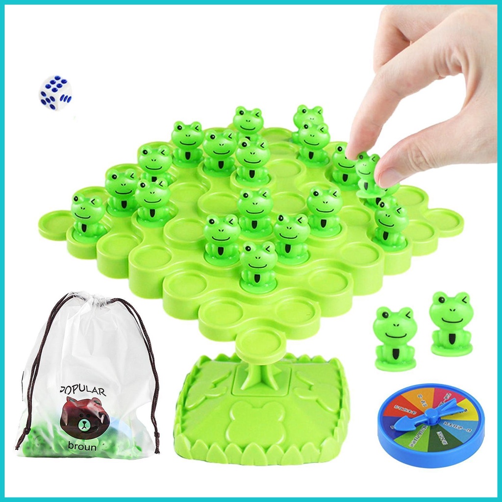 Balance Board Game Counting Tree Frog Board Game Educational Number Toy ...