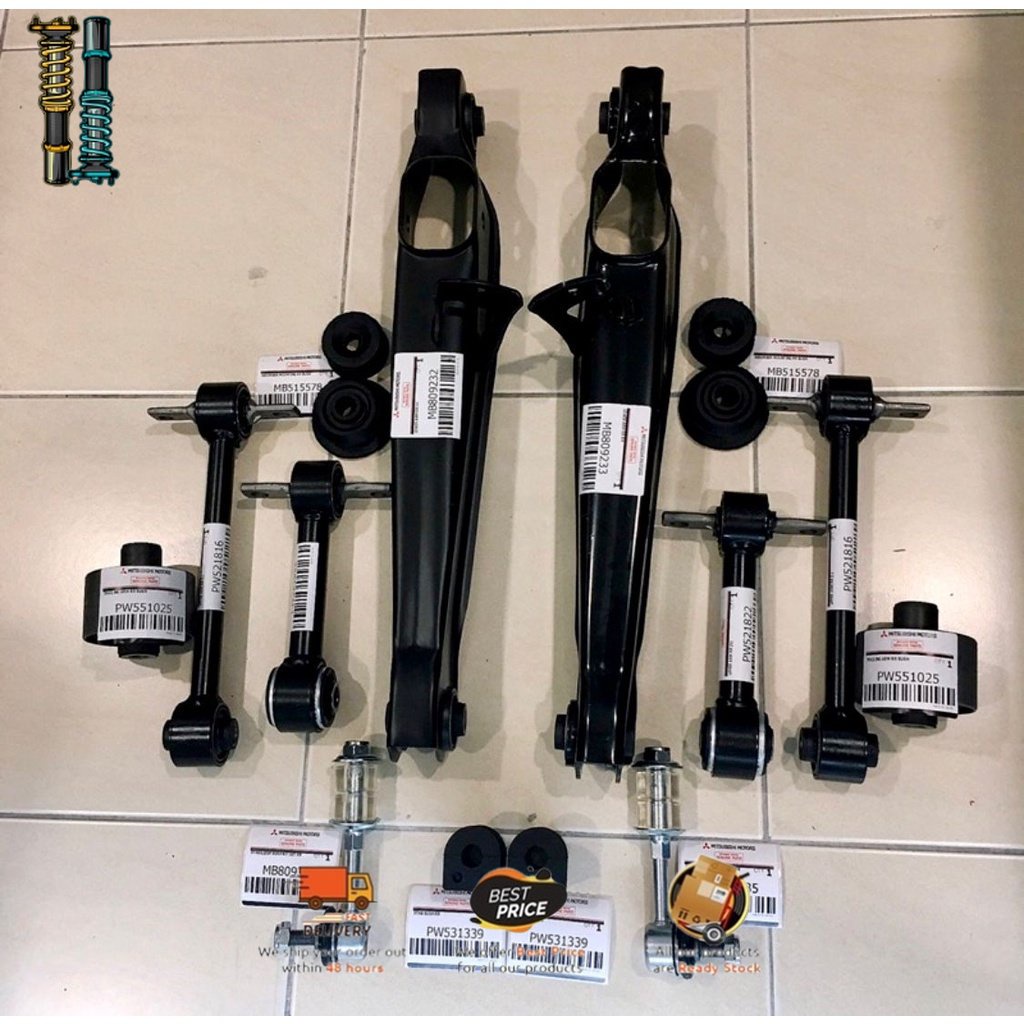 16 ITEM/FULL SET PROTON WIRA WAJA GEN2 PERSONA PUTRA REAR LOWER ARM ...