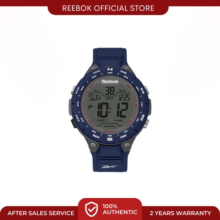 Reebok Slam RV-SLM-G9-PSPN-WN Vector Blue| Digital Men Watch | PU with ...