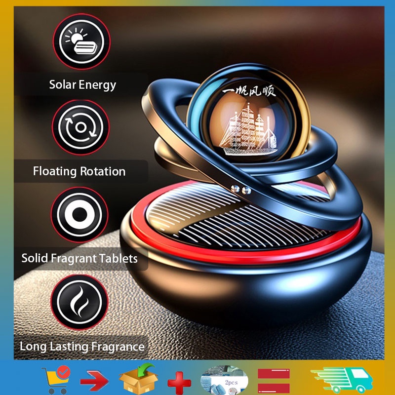 Car perfume, solar suspension, rotating aromatherapy accessories ...