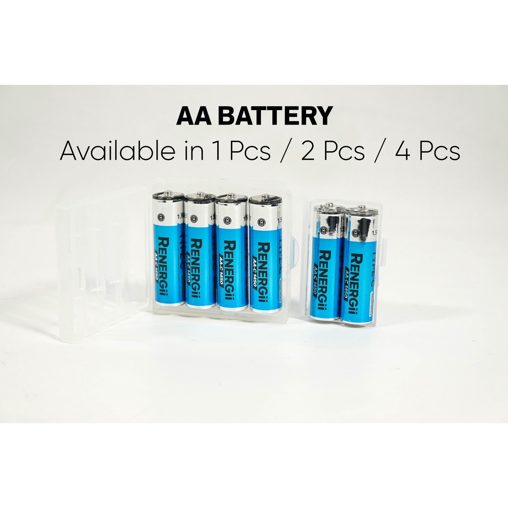 Alcatroz Renergii Li-Ion AA / AAA Rechargeable Battery | Huge Battery ...