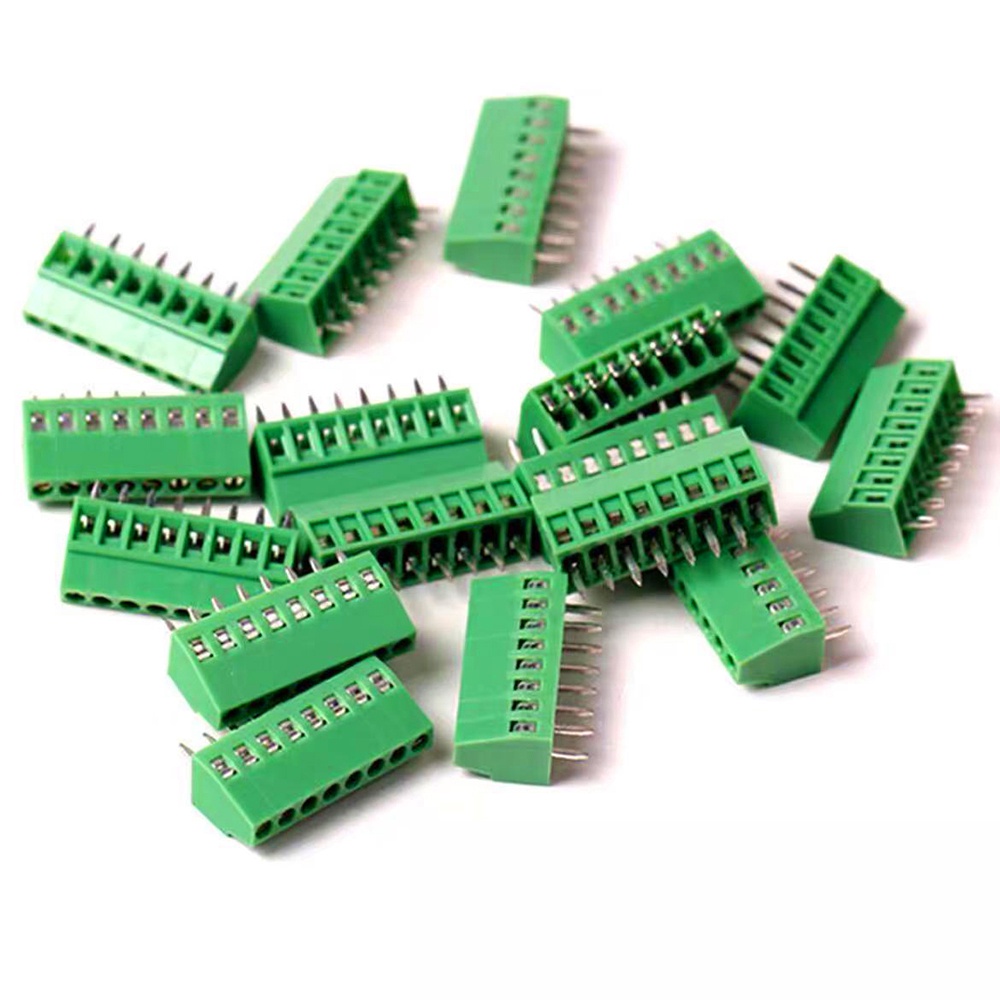 DIYMORE 10PCS 2.54mm 0.1nm PCB Mount Screw Terminal Block Connector 2P ...