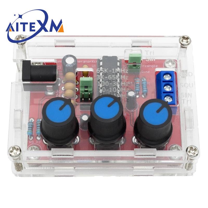 1Hz -1MHz XR2206 Function Signal Generator DIY Kit Sine/Triangle/Square ...