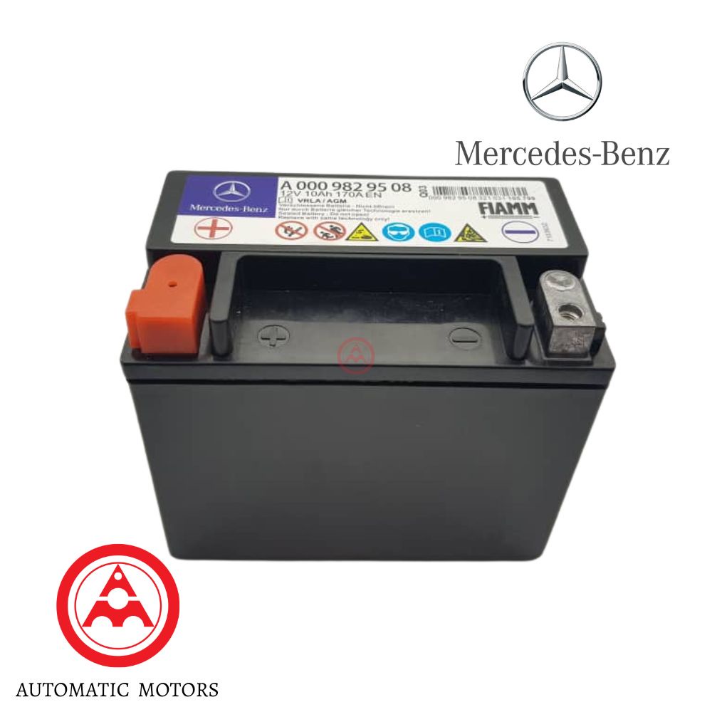Original Mercedes Benz BACKUP BATT AA 12V10AH 170A HYBRID W205 W213 ...