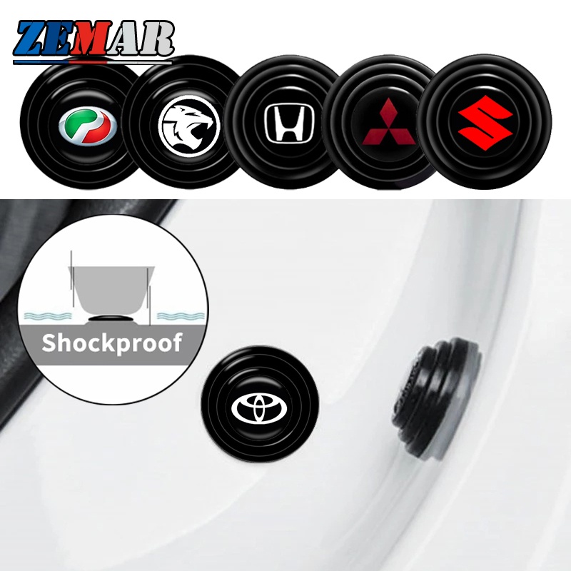 Car Trunk Pad Door Shock sticker Shock absorbers Soundproof For Toyota ...