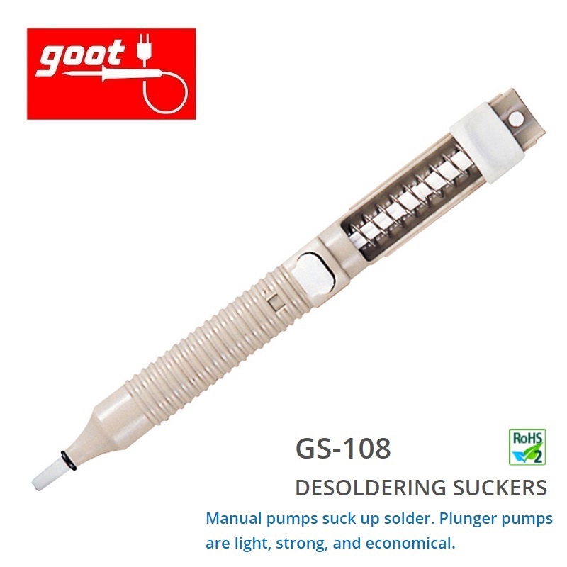 GOOT GS-108 Desoldering Pump - 190mm | Shopee Malaysia
