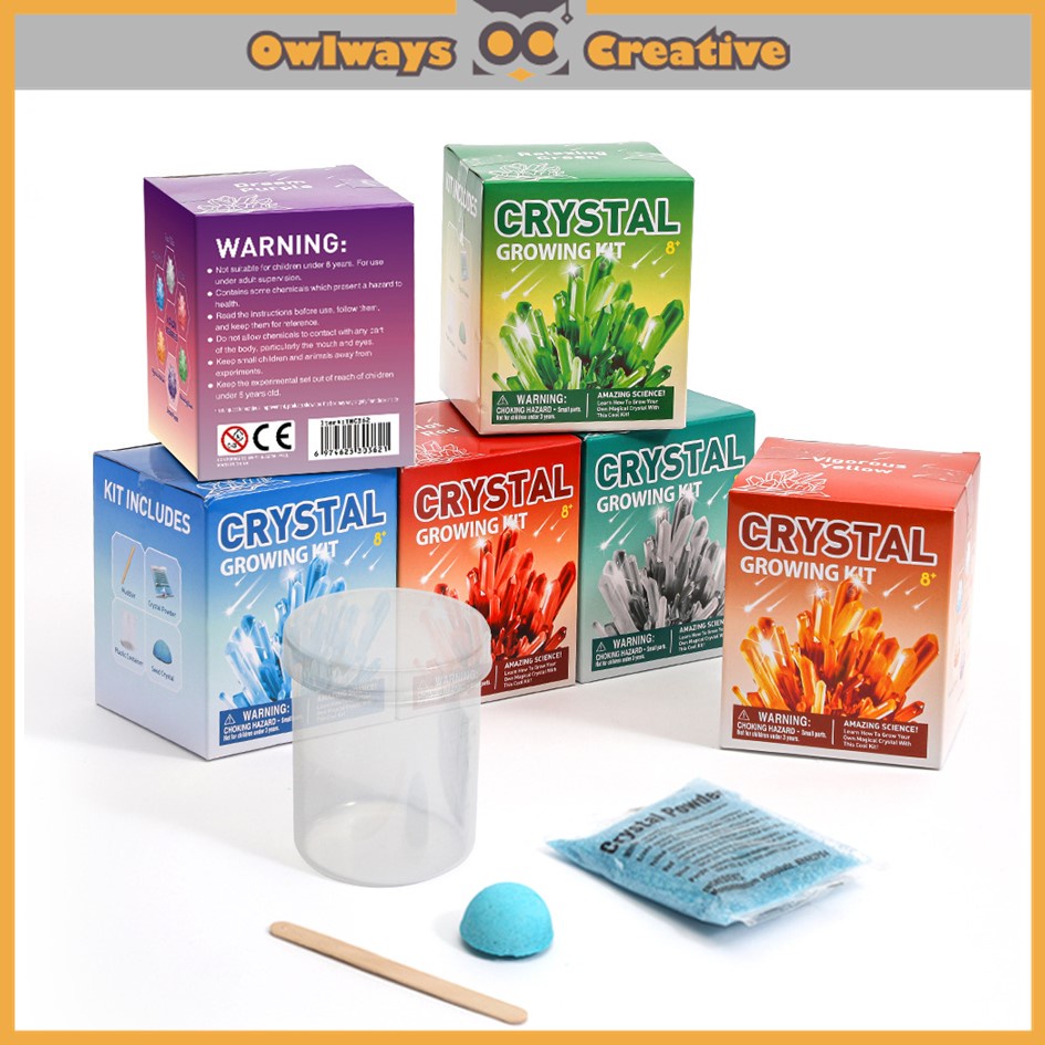 DIY Handmade Fun Science Experiment Crystal Growth Crystal Planting ...