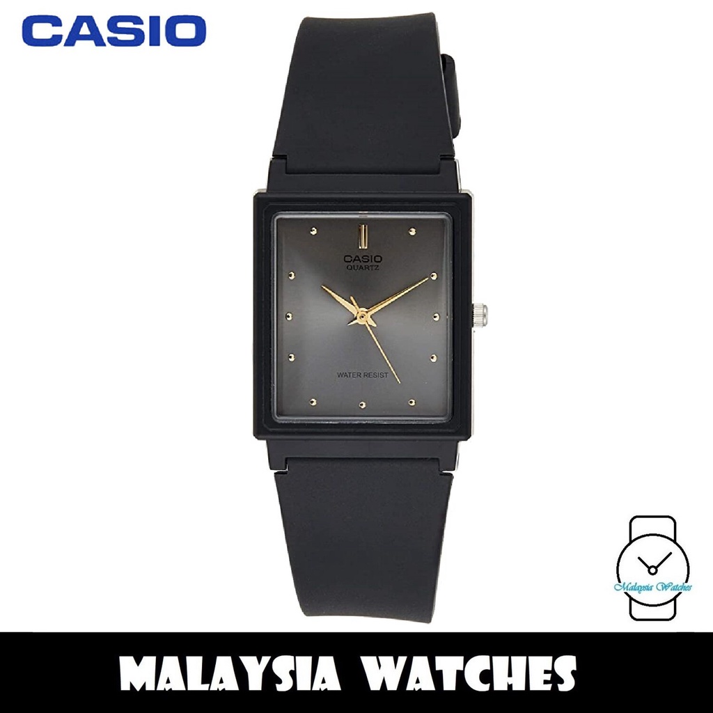 (100% Original) Casio MQ-38-8A Classic Quartz Analog Black Mate Dial Black Resin Case & Strap ...