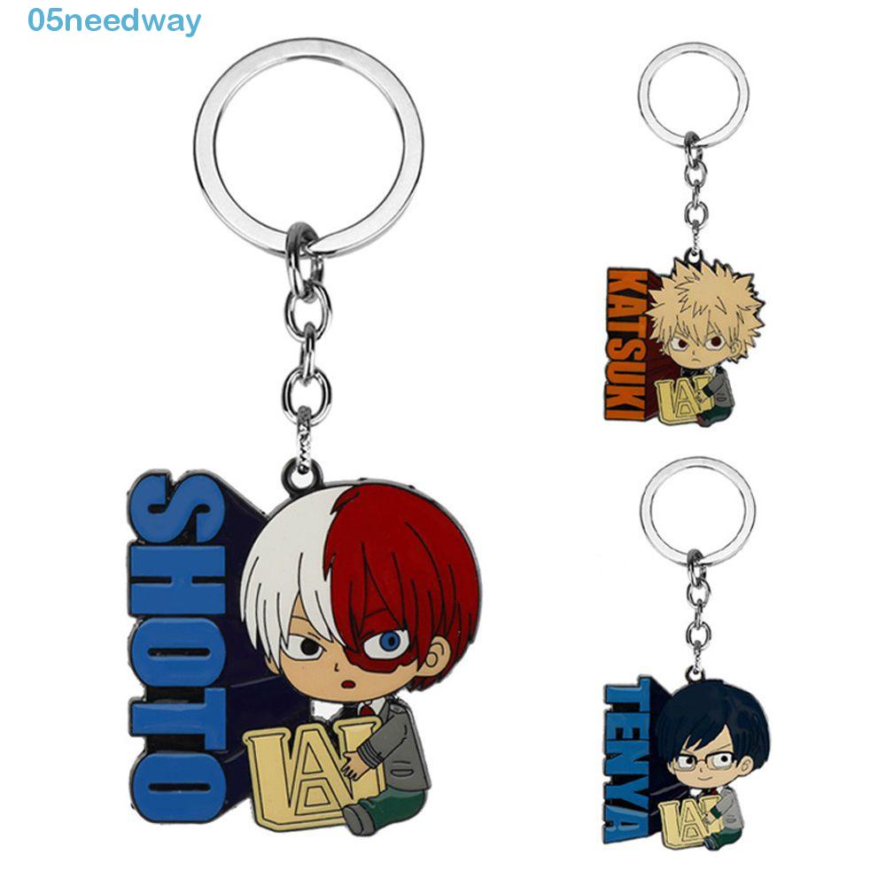 NEEDWAY My Hero Academy Keychain Cartoon Cosplay Double Sided Shoto ...