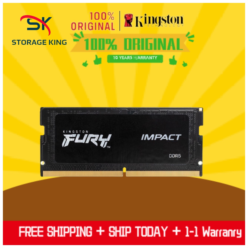 Kingston Fury IMPACT DDR4 2666/2933/3200Mhz Notebook Laptop Memory SODIMM RAM (4GB/8GB/16GB/32GB ...