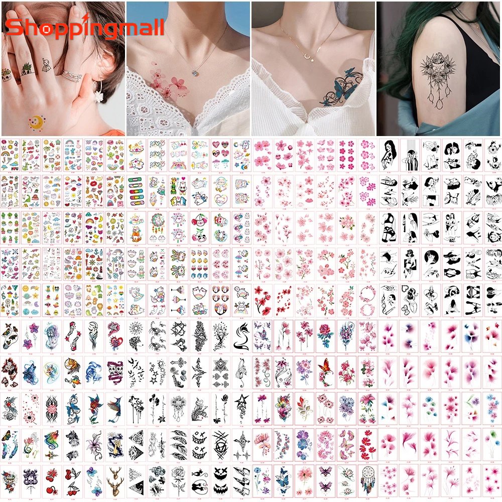 Ins Cute Expression Waterproof Temporary Tattoos / Cartoons Love Heart ...