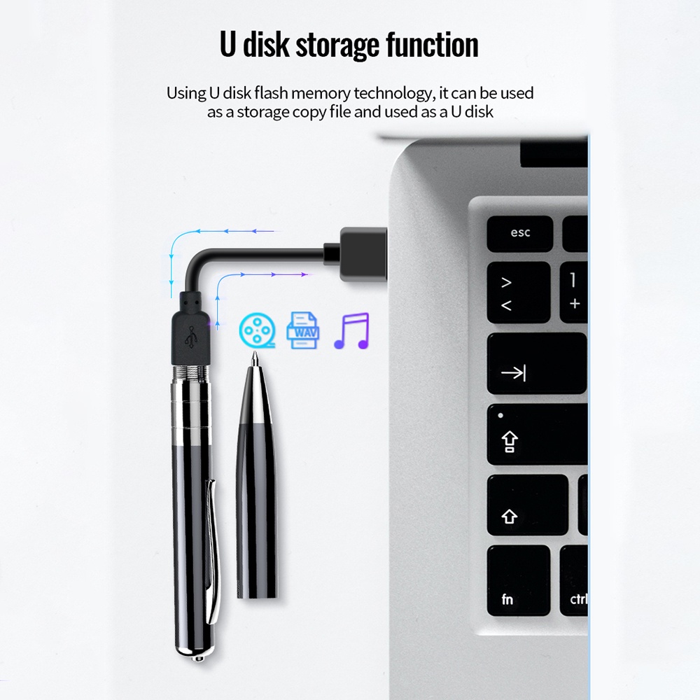 Digital Activated Voice Recorder Pen Mini Professional Audio Record ...