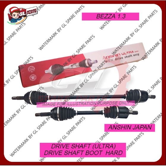 (ANSHIN JAPAN) (ULTRA) DRIVE SHAFT PERODUA BEZZA 1.3 ONLY | Shopee Malaysia