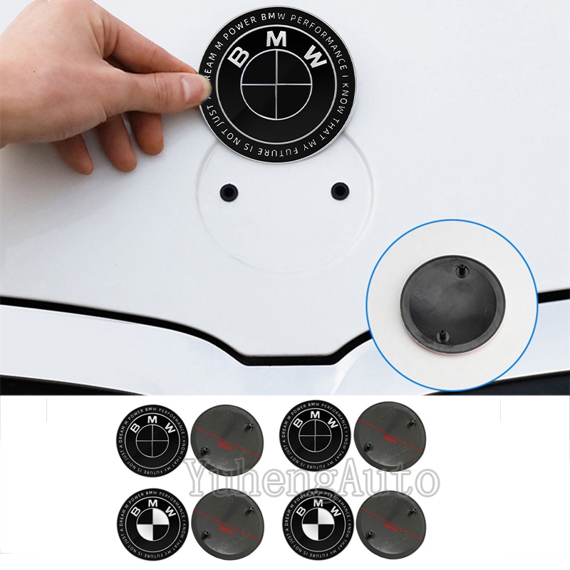 1PC 2011 Car Front Hood Emblem Auto Rear Trunk Badge Decal for BMW E32 ...